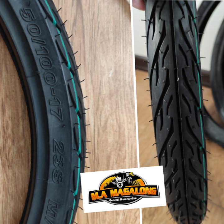 RUDDER MOTORCYCLE TIRE 50/100-17 TUBETYPE | Lazada PH