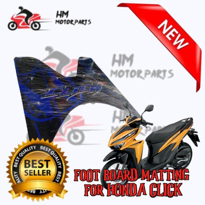 Motorcycle Foot Board Matting for: HONDA CLICK 125/150 Durable Acrylic ...