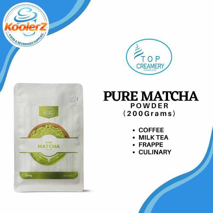 Top Creamery Pure Matcha Powder 200g | Lazada PH
