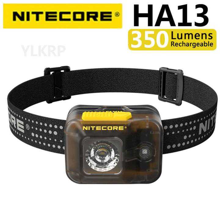 NITECORE HA13 350 lumen headlights, red and white dual light source outdoor headlights | Lazada