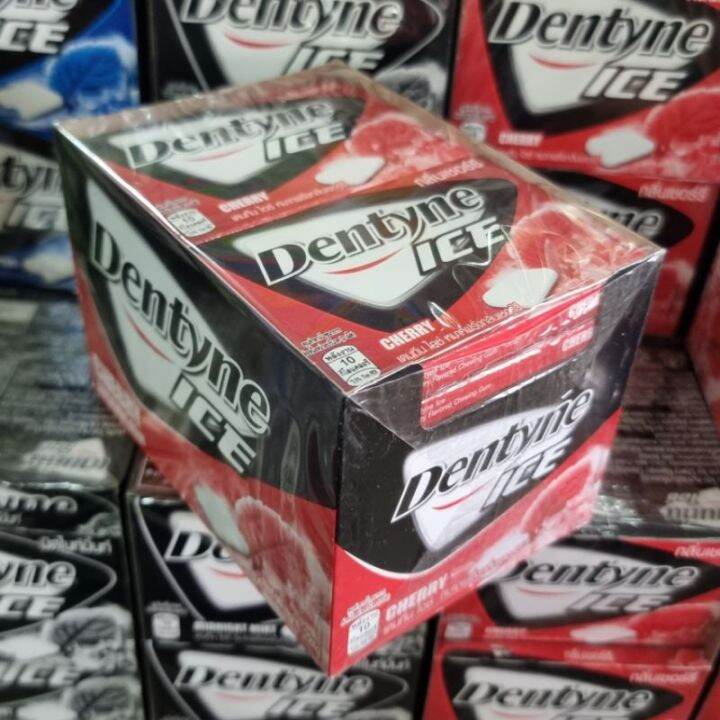 ⚡สินค้ามาใหม่⚡ (Red cherry) Dentine Ice Dentyne Ice 20 Panel Gum ...