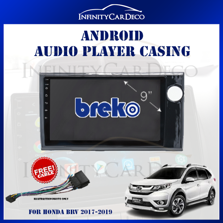 Honda Brv 2015-2021’ 9" Android Player Dashboard Audio FM Radio Casing ...