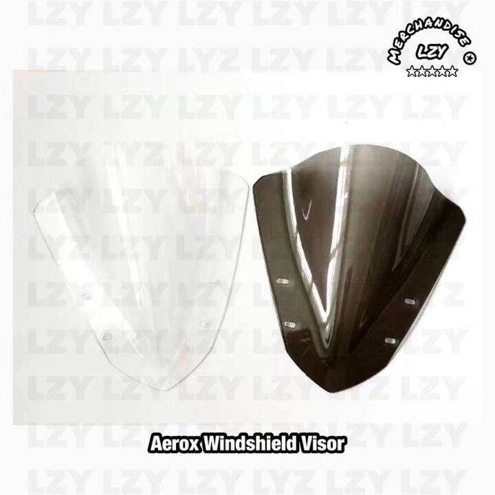 Aerox Windshield Visor Clear Smoke Acrylic Rapid Rusi | Lazada PH