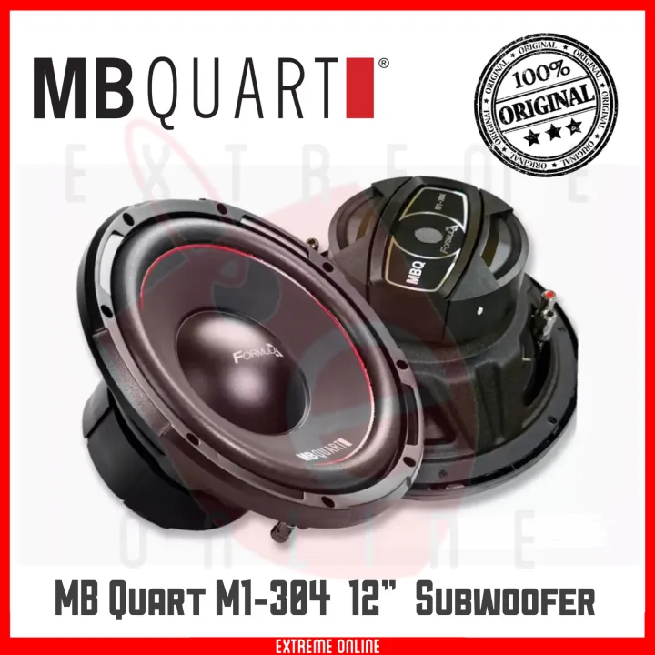MB QUART M1-304 12 INCH DUAL 4 OHM SUBWOOFER | Lazada