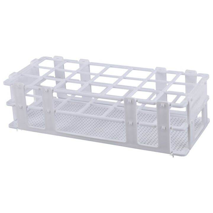 Plastic Test Tube Rack for 30mm Tube, 21 Well, White,Detachable (21 ...