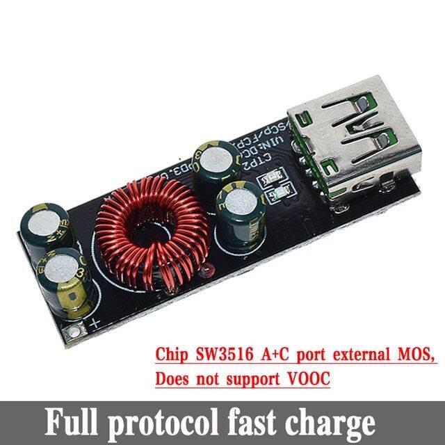QC4.0 QC3.0 USB Type-C Mobile Phone Quick Charge Adapter 6 -35V Step Down Buck Boost Module for ...