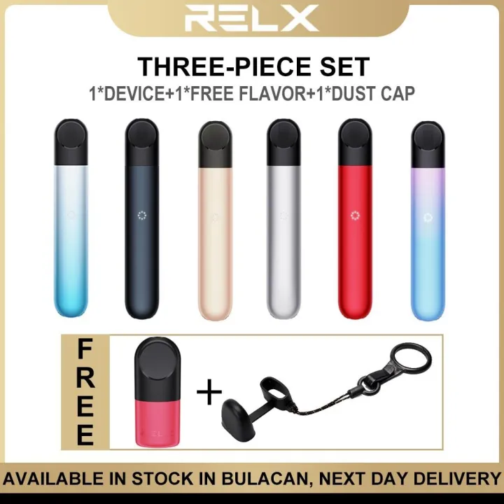 Relx infinity device kit three-piece set buy 1 device get 1 flavor pod and 1 dust cap | Lazada PH