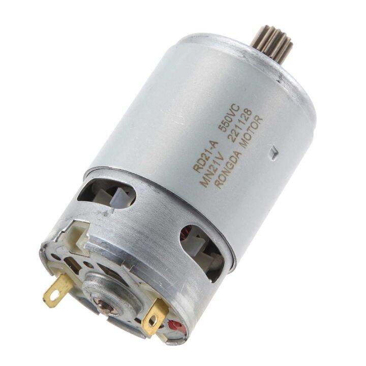 RS550 DC Motor 8.2mm 14 Teeth Gear Mini Motor 21V 29800RPM Electric Saw ...