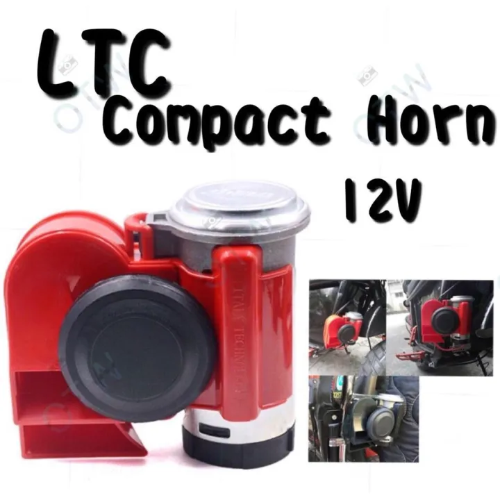 LTC 12V Snail Compact Horn for Cars and Motorcycle | Lazada PH