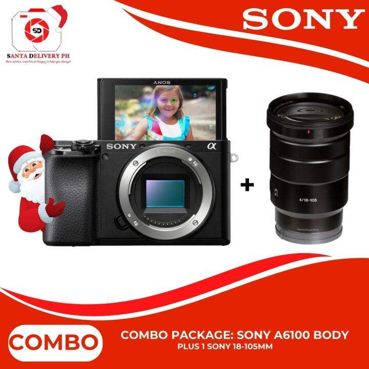 Combo Package: Sony a6100 (Body Only) + Sony 18-105mm lens | Lazada PH