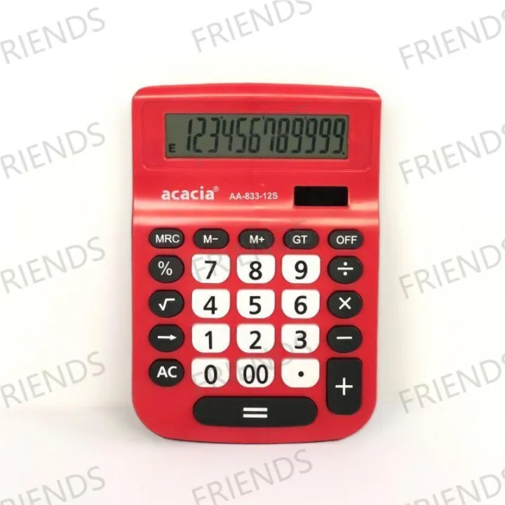 12 DIGITS ELECTRONIC CALCULATOR AA-833-12S | Lazada PH