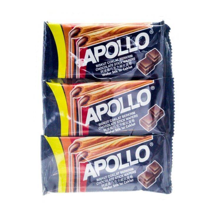 Apollo Chocolate Stick Wafer Jajan 12X11G | Lazada