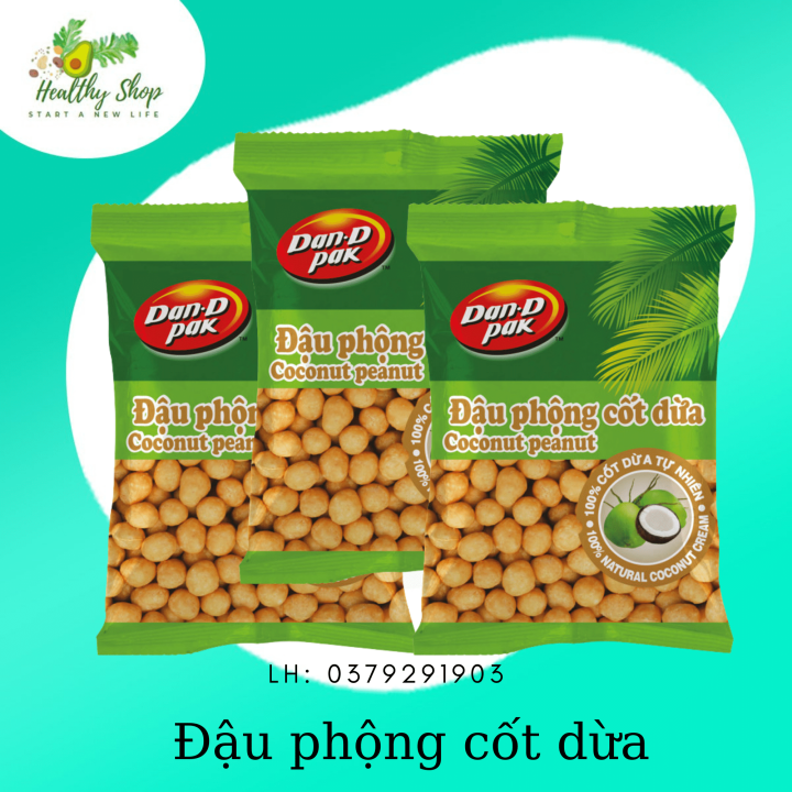 Đậu phộng nước cốt dừa đậu phộng da cá Dan D Pak - coconut peanut ...
