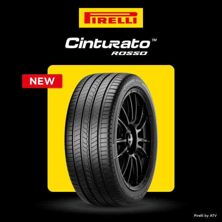 [ส่งฟรี+ติดตั้งฟรี] 235/45R18 ยางรถยนต์ PIRELLI รุ่น CINTURATO ROSSO ...