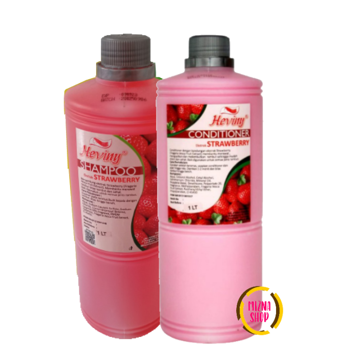 HEVINY Paket Heviny Shampoo + Conditioner Aroma Strawberry 1 Liter ...