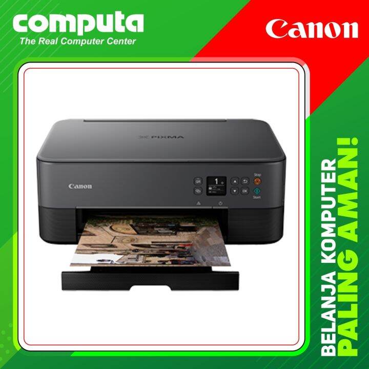 Canon PIXMA TS5370 Printer [Print, Scan, Copy, Wifi] Compact Wireless ...