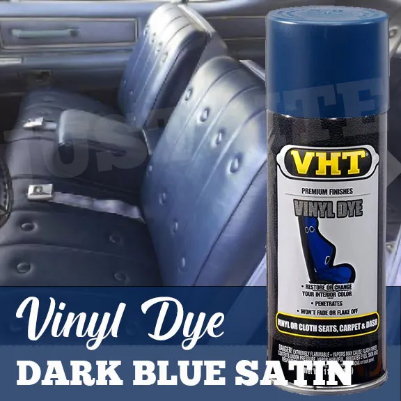 VHT Vinyl Dye DARK BLUE SATIN Spray Paint Spraypaint PROMO PRICE ...