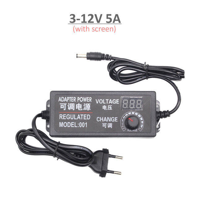 【Worth-Buy】 Ac Dc Led Transformer 3v 9v 12v 24v Regulated Power Adapter ...