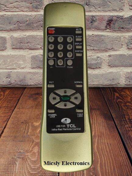 Tcl Crt Picture Tube Tv Remote Control Lazada Ph
