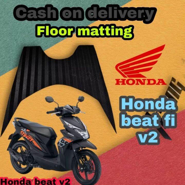 Honda beat fi v2 foot board rubber matting | Lazada PH