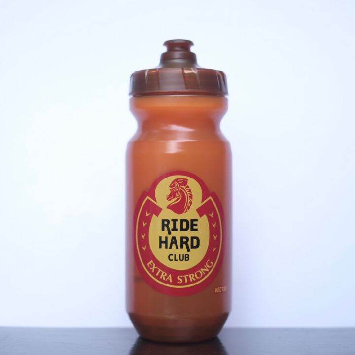 Vector Ride Hard Cycling Bottle. Bidon With a Red Horse Cyclist | Lazada PH