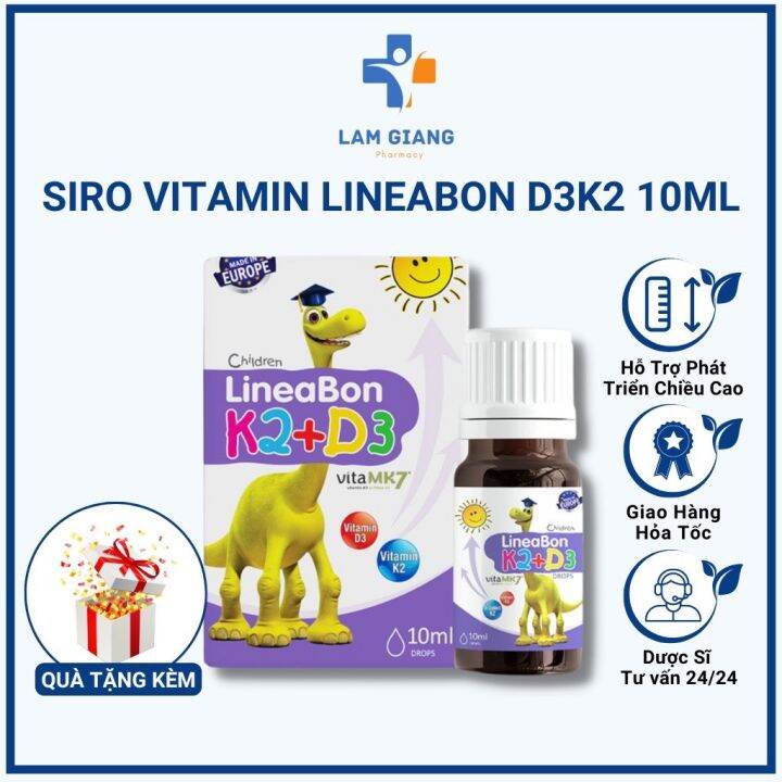 sản phẩm dinh dưỡng lineabon D3K2 10ml | Lazada.vn