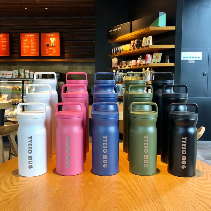 500ML/710ML TYESO VACUUM INSULATED BOTTLE 304 STAINLESS STEEL COFFEE TEA HOT COLD | Lazada PH