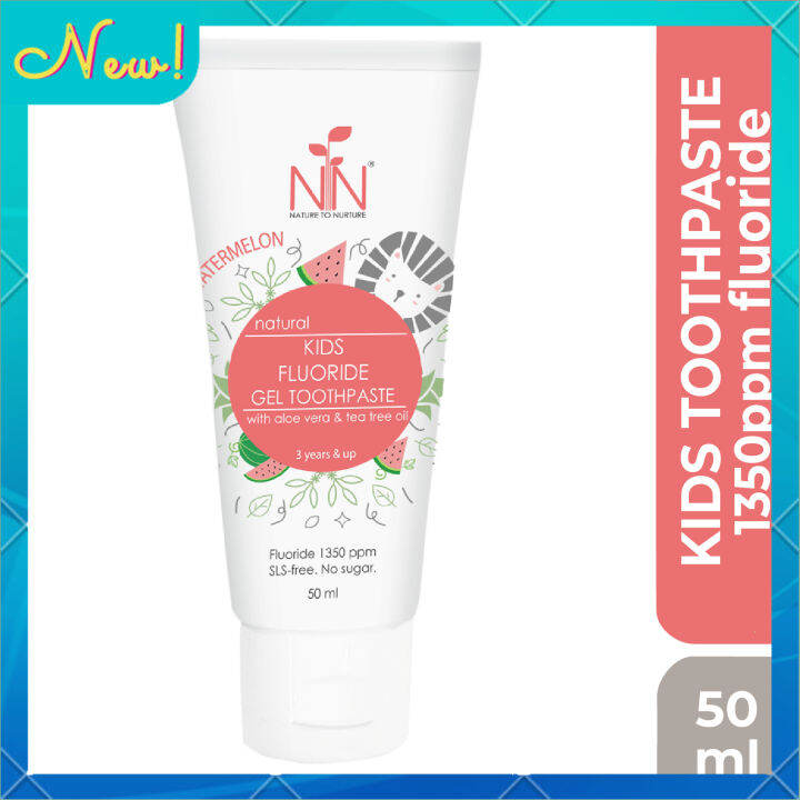 Kids Fluoride Toothpaste 50ml Watermelon (3 years & up) RED（Quality ...
