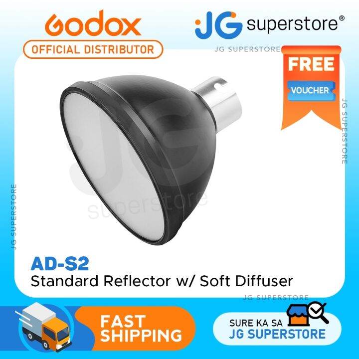 Godox AD-S2 Standard Reflector with Soft Diffuser JG Superstore | Lazada PH