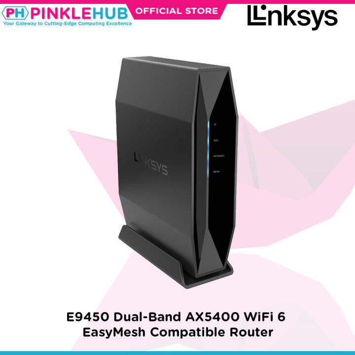 Pinklehub | Linksys E9450 Dual-Band AX5400 WiFi 6 EasyMesh Compatible ...
