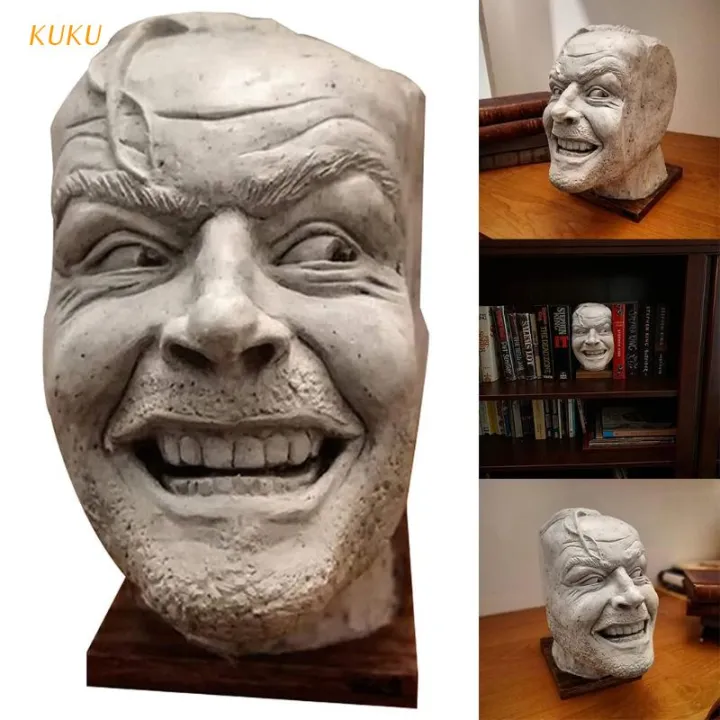 [KUKU] Here's Johnny Sculpture of The Shining Resin Desktop Ornament ...