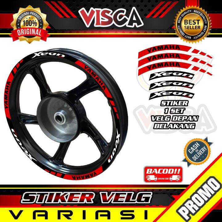 Stiker Velg List Velg Motor Stiker Velg Xeon 125 | Lazada Indonesia