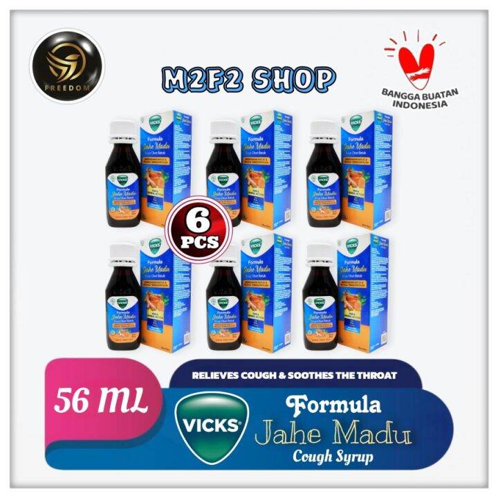 Vicks Formula Sirup Obat Batuk Jahe Madu 56 Ml Lazada Indonesia