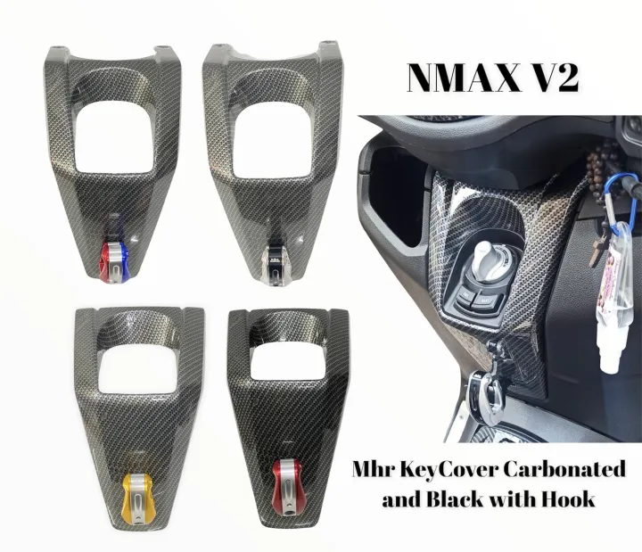 BMA NMAX V2 V2.1 Ignition Key Cover with Hook MHR BLACK DIAMOND NMAX ...