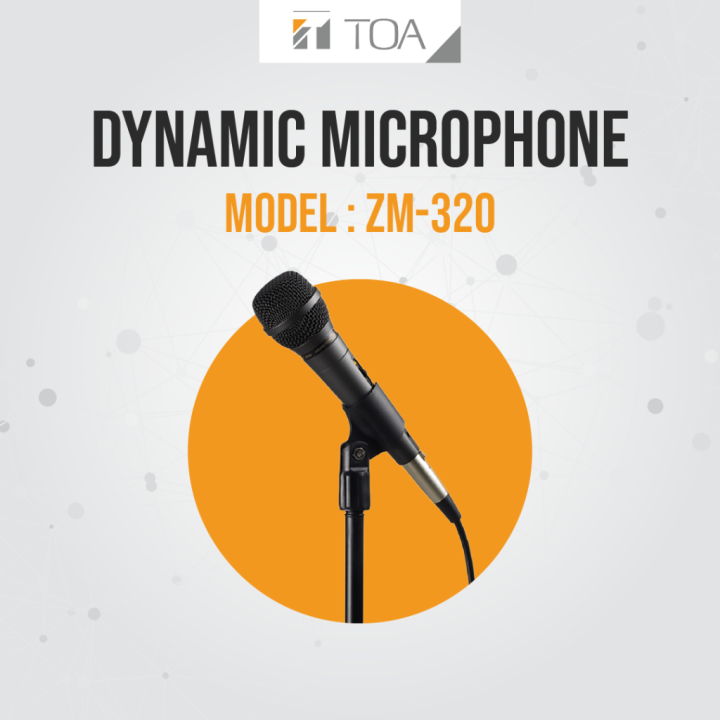 DYNAMIC MICROPHONE TOA MODEL ZM-320 GARANSI RESMI | Lazada Indonesia