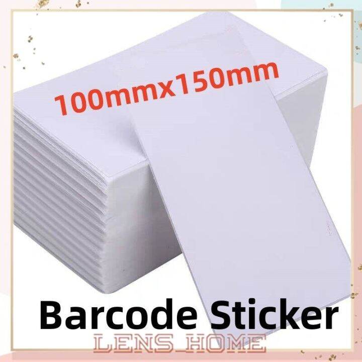 Sticker 500pcs X 2 Thermal Printer Barcode Label Sticker Air Waybill