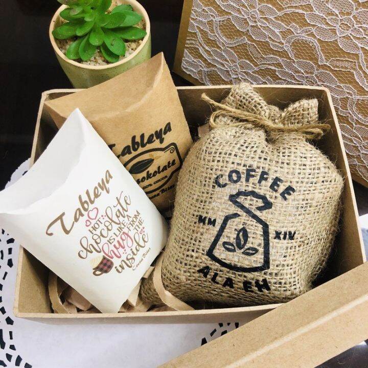 V1 Tablea boxes and Coffee barako gift set | Lazada PH