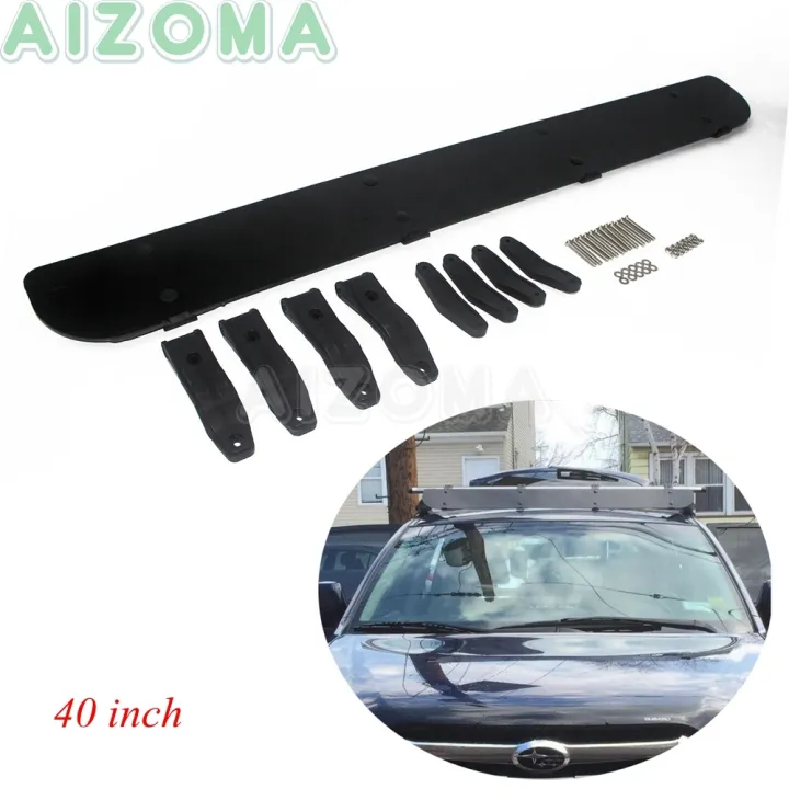 40 quot; Long Universal AirScreen Car Roof Racks Wind Fairing Deflector ...