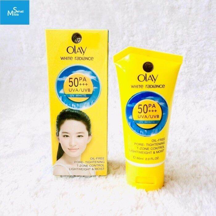 sunblock wajah Olay White Radiance SPF 50 UVA/UVB 60 ml ORIGINAL ...