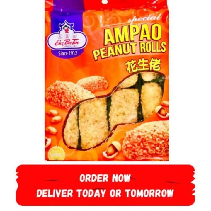 Delicious Eng Bee Tin Ampao Peanut Rolls(sf not included) | Lazada PH