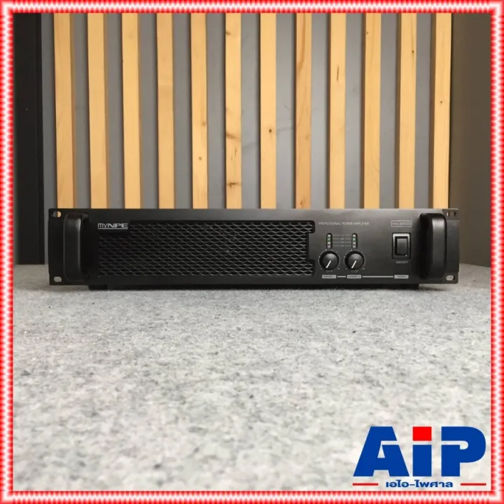 MYNPE HX-2500 poweramp เพาเวอร์แอมป์ 2 Channel ขนาด 2U กำลังขับ 250W X2 8โอห์ม เพาวเวอร์แอมป์ ...