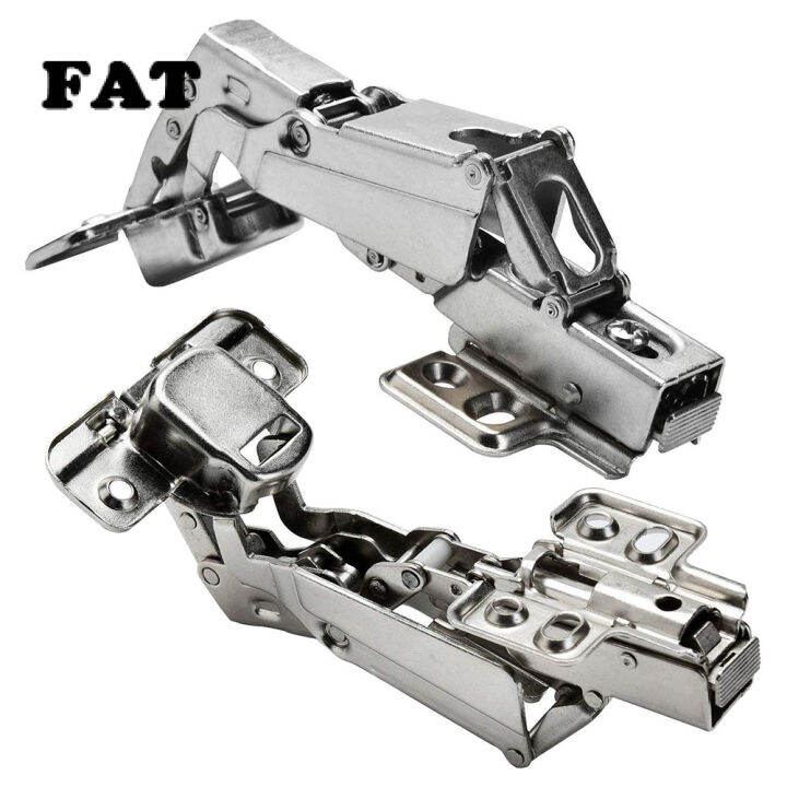 FAT 2pcs 175 Degree Hinges Frameless Cabinet Doors Hinges Concealed ...