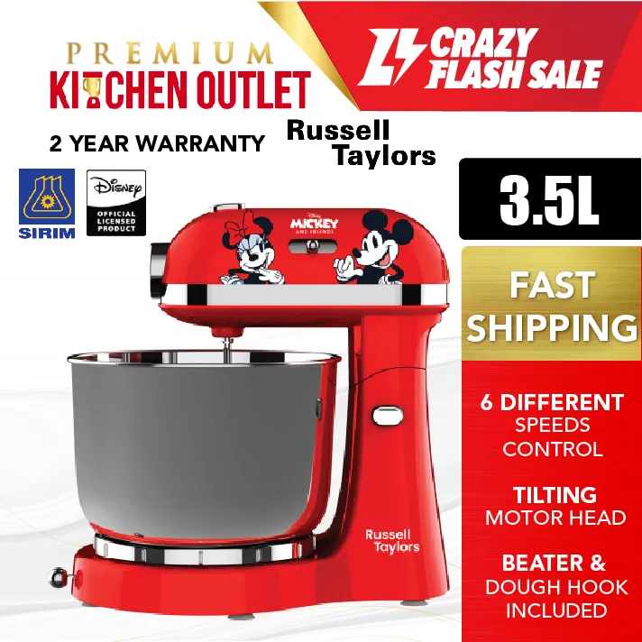 Russell Taylors x Disney Mickey And Friends 3.5L Stand Mixer Cake ...