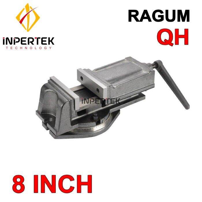 Ragum 8" QH 200 mm Catok 8 Inch Vise Bench Penjepit Meja Mesin Tanggem ...
