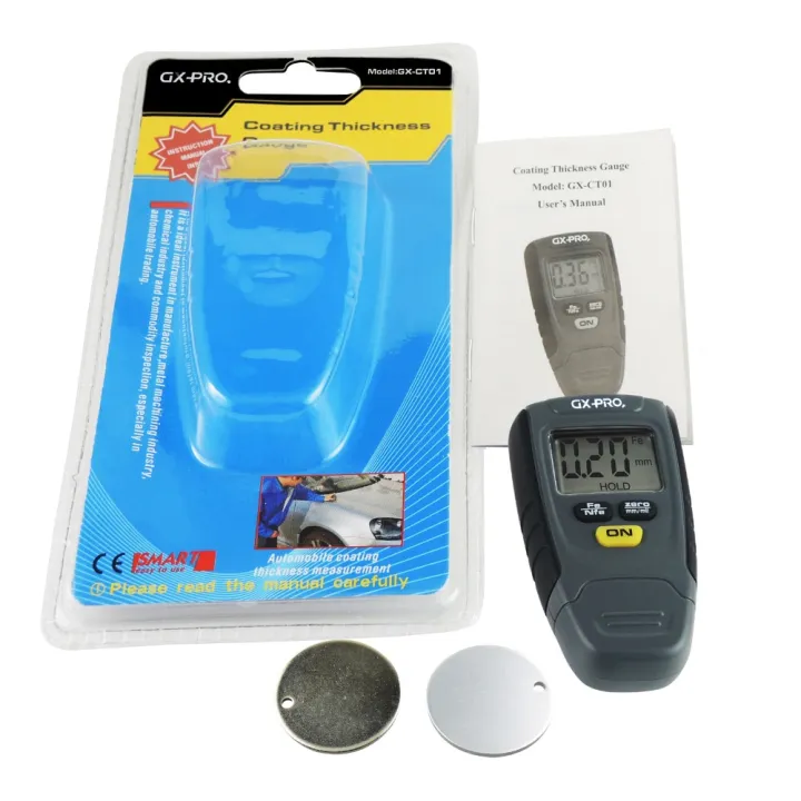 Yunombo YNB-220B Backlight Car Paint Tester Thickness Meter Coating ...