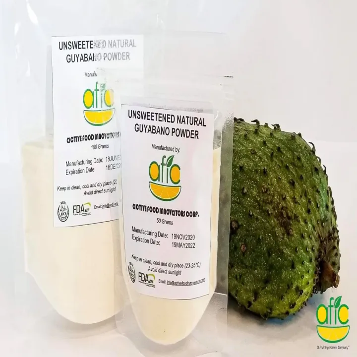 Unsweetened Natural Guyabano Powder | 100 grams | Lazada PH