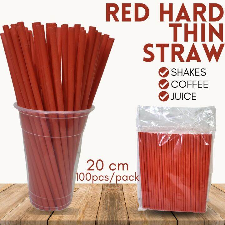 Hard Straw No Wrap100pcs for Softdrinks, Juice, Lemonade, Iced Tea | Lazada PH