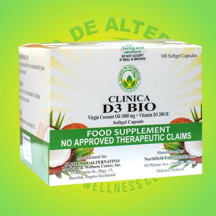 D3 BIO WITH EXTRA VIRGIN COCONUT OIL AND VITAMIN D3 | Lazada PH