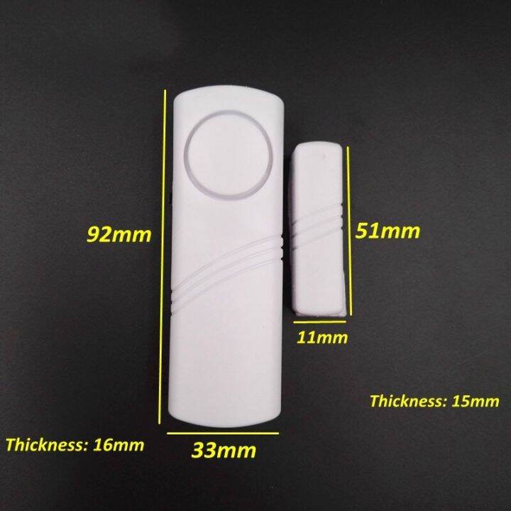 Independent Wood Door Alarm Sensor Window Detector With 90Db Buzzer ...
