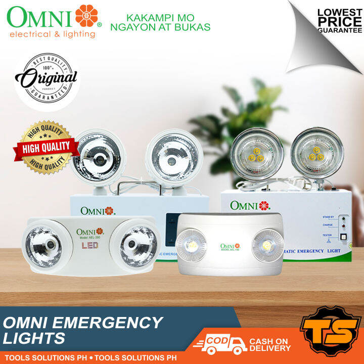 Omni Emergency Lights Ael 3038 Ael 9032l Ael 190 And Ael 390 Lazada Ph
